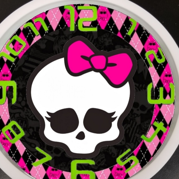 unknow | Wall Decor | Monster High Clock Black With Led Lights | Poshmark